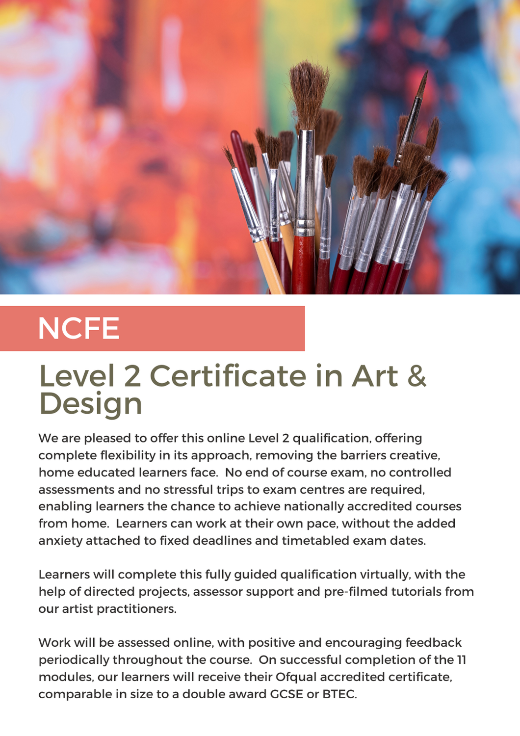 L2 Certificate in Art & Design – ACED Qualifications